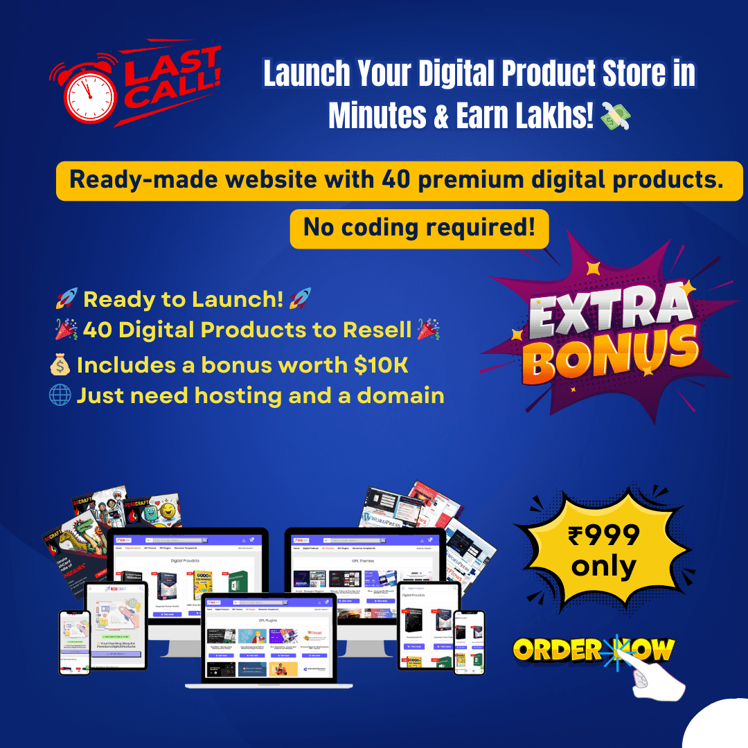Ready to Set up Digital Product Website Bundle » RESOCRAFT